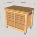 Modular Workbench & Mobile Tool Stand Plans - Etsy