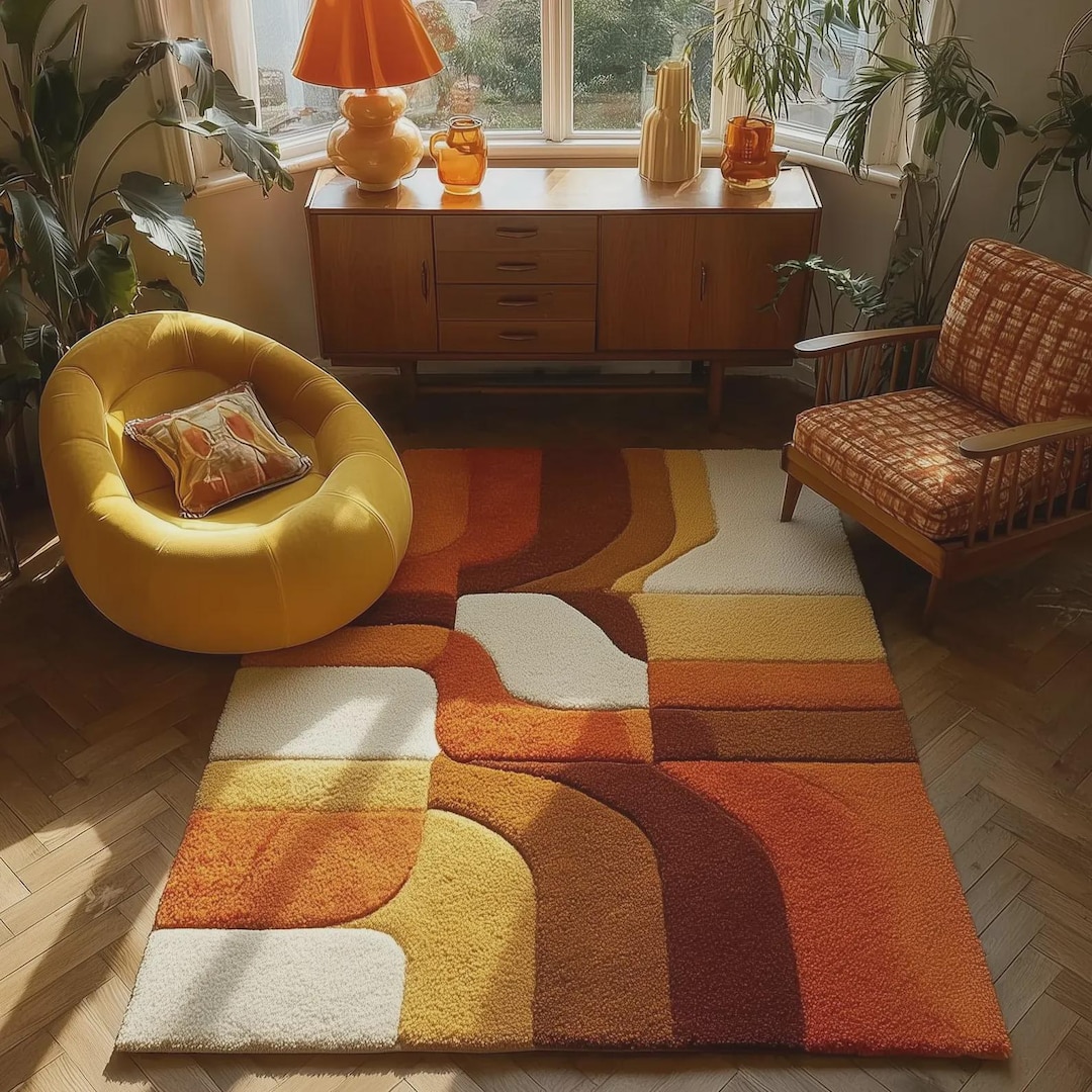 Mid Century Teppich