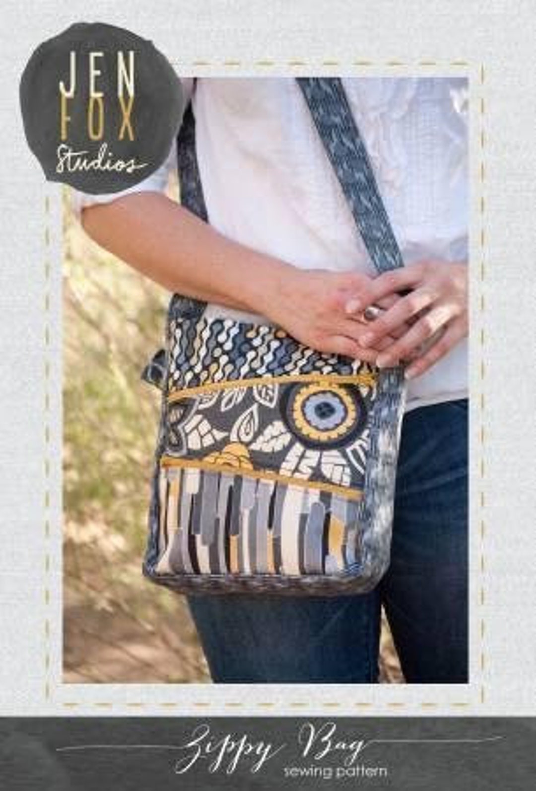 Zippy Bag Pattern by Jen Fox Studios - Etsy