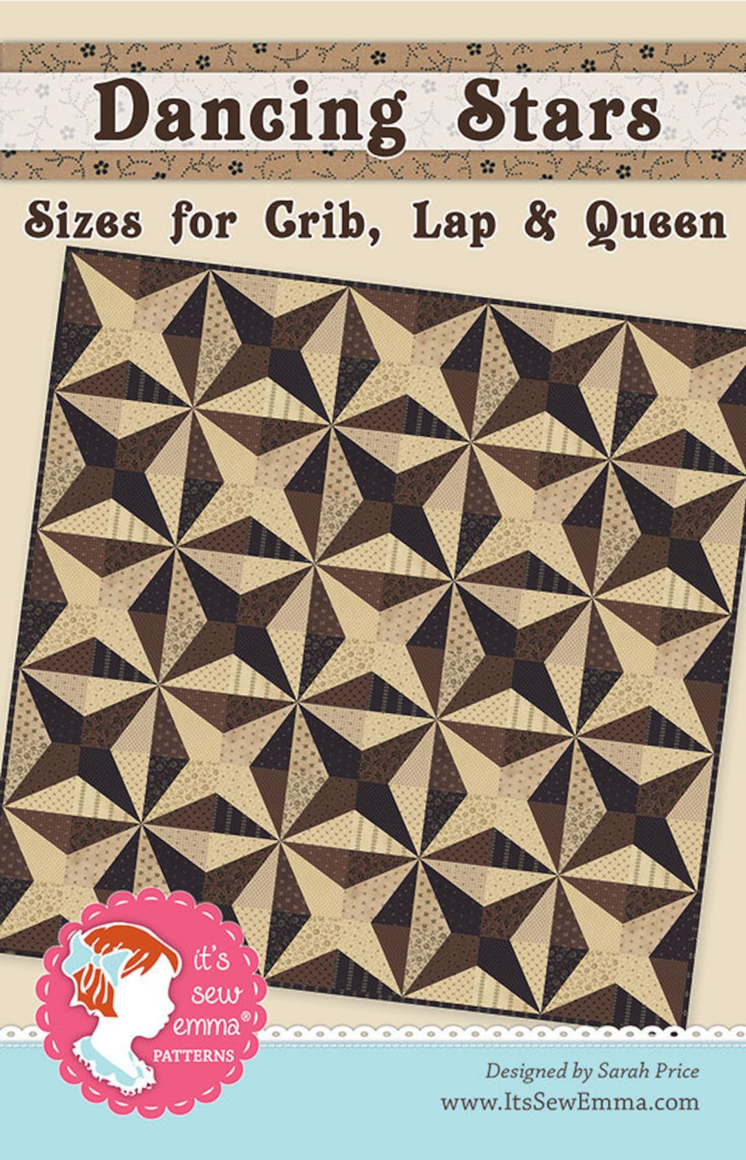 Dancing Stars Quilt Pattern by It's Sew Emma Patterns - Etsy