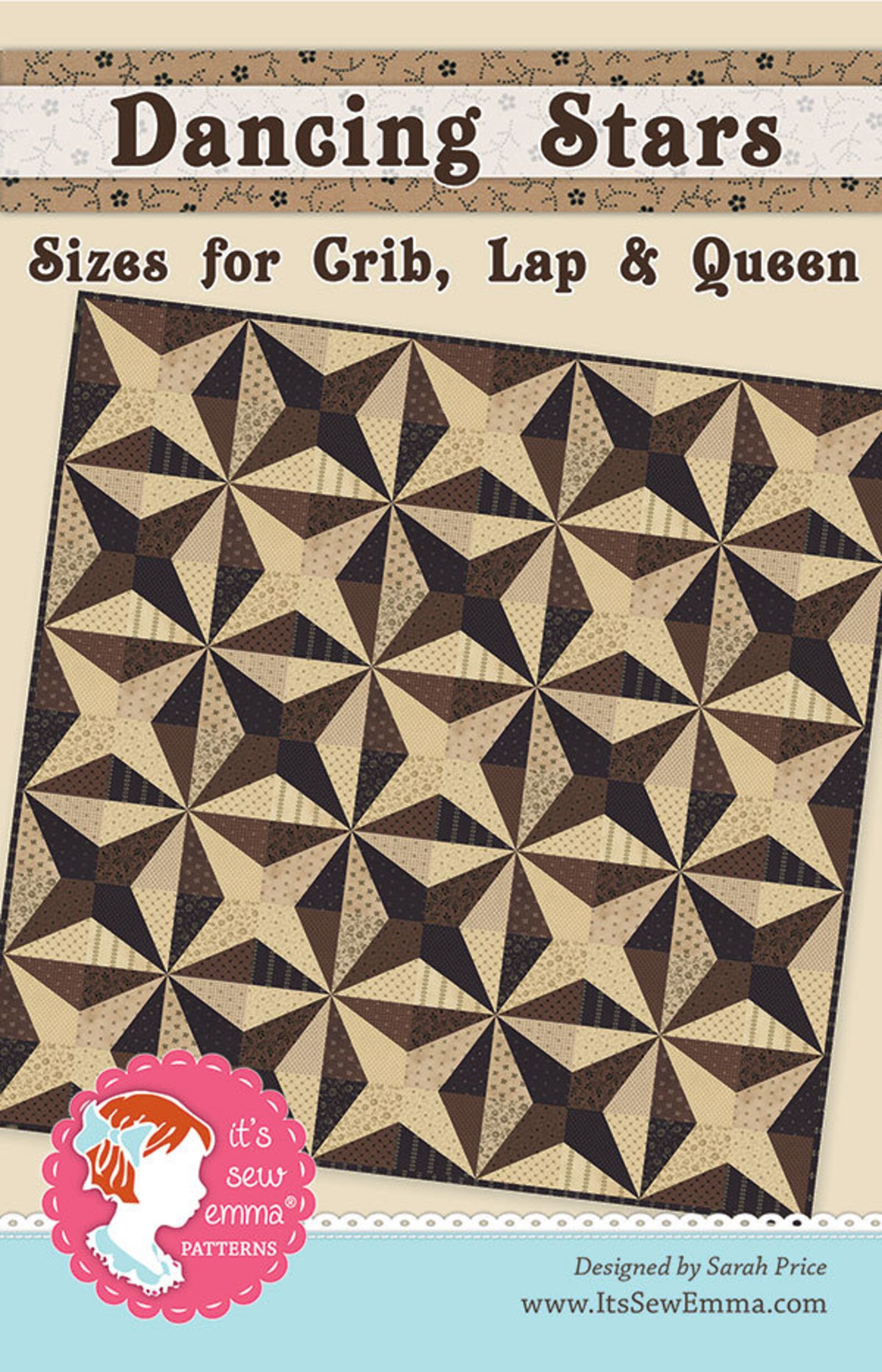 Dancing Stars Quilt Pattern by It's Sew Emma Patterns - Etsy