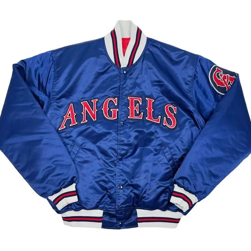 90s Baseball Jacket - Etsy