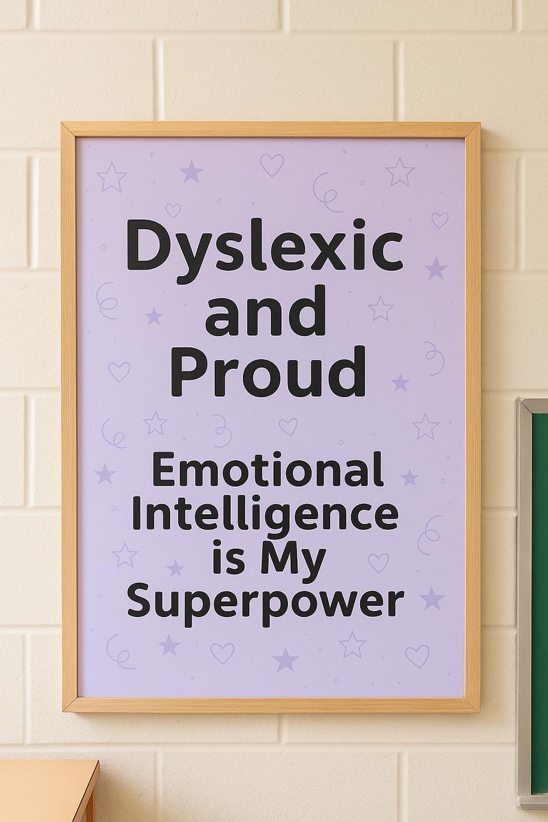Dyslexic and Proud Poster Set – Warm & Cheerful Pastels (4 Designs ...