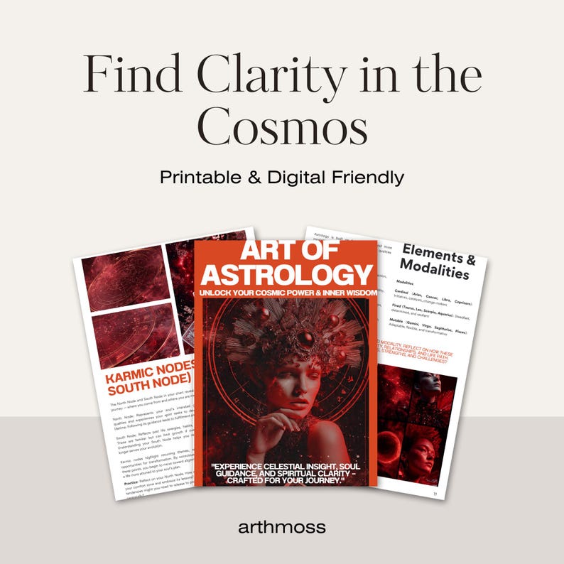 Guia em formato de e-book da Arte da Astrologia: Desvende seu Poder ...
