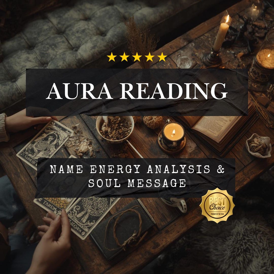 Personalized Aura Reading: Name Energy Analysis & Soul Message, Aura ...