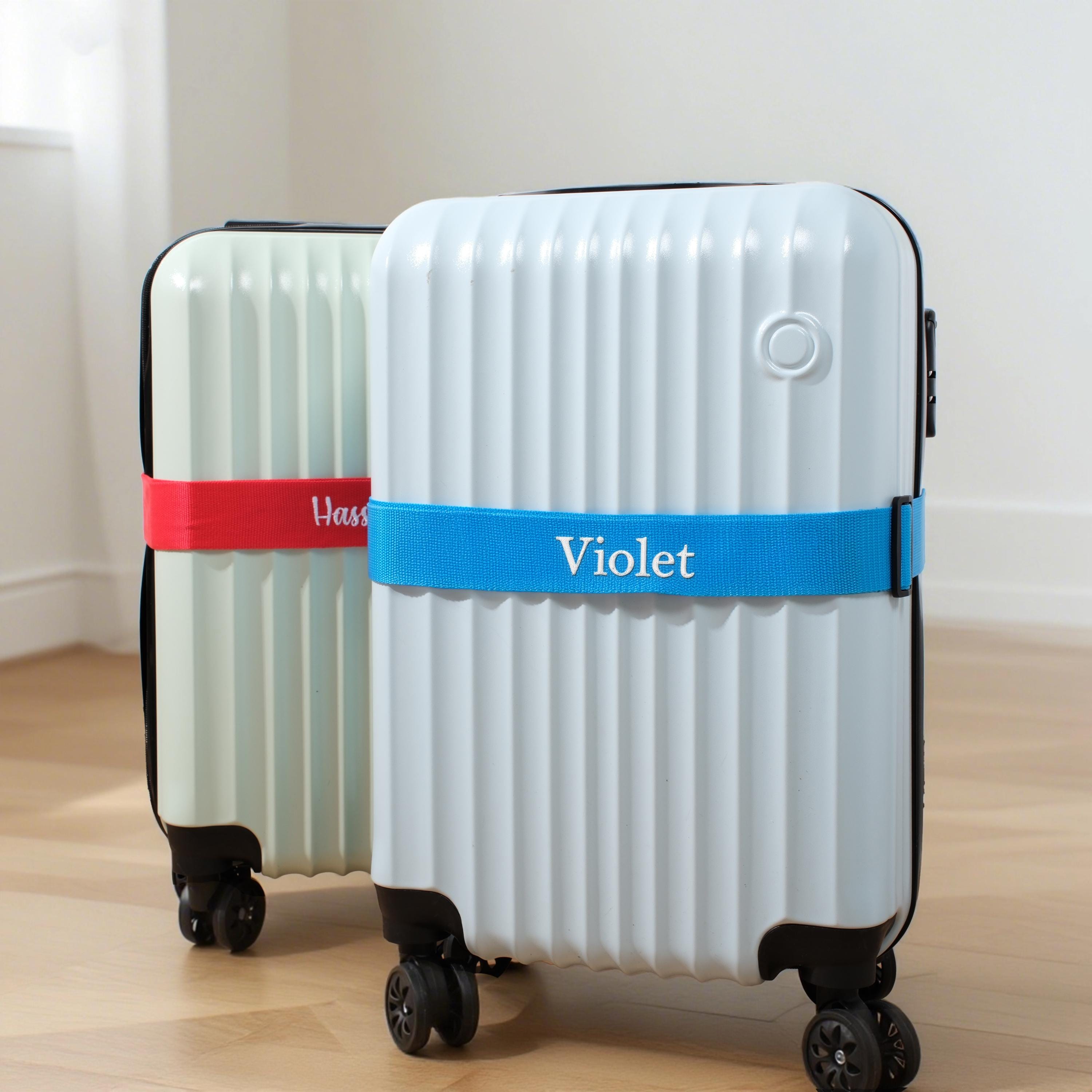 Personalized Embroidered Luggage Strap: Custom Travel Suitcase Belt - Etsy