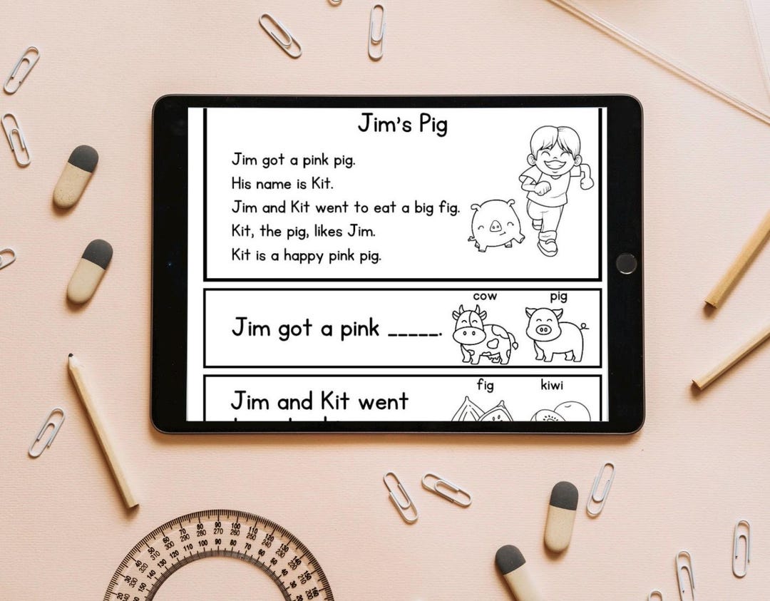 CVC Words Phonics Practice | Short Vowel Worksheet Bundle | 7 Printable ...