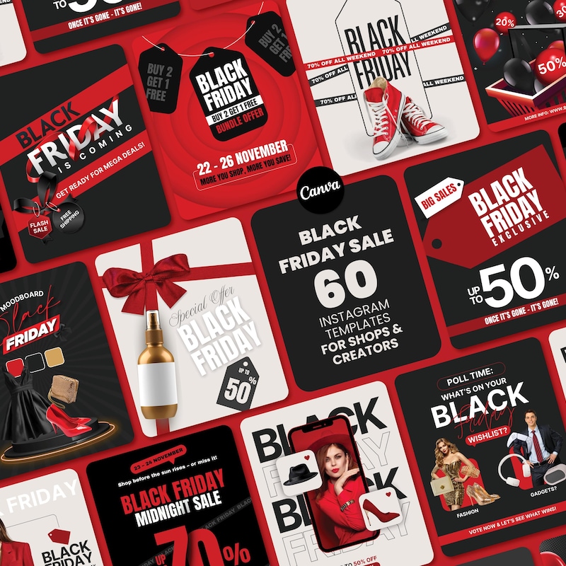 Black Friday Hair Ad - Etsy