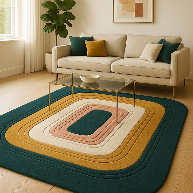 Silk Mustard Rug - Etsy