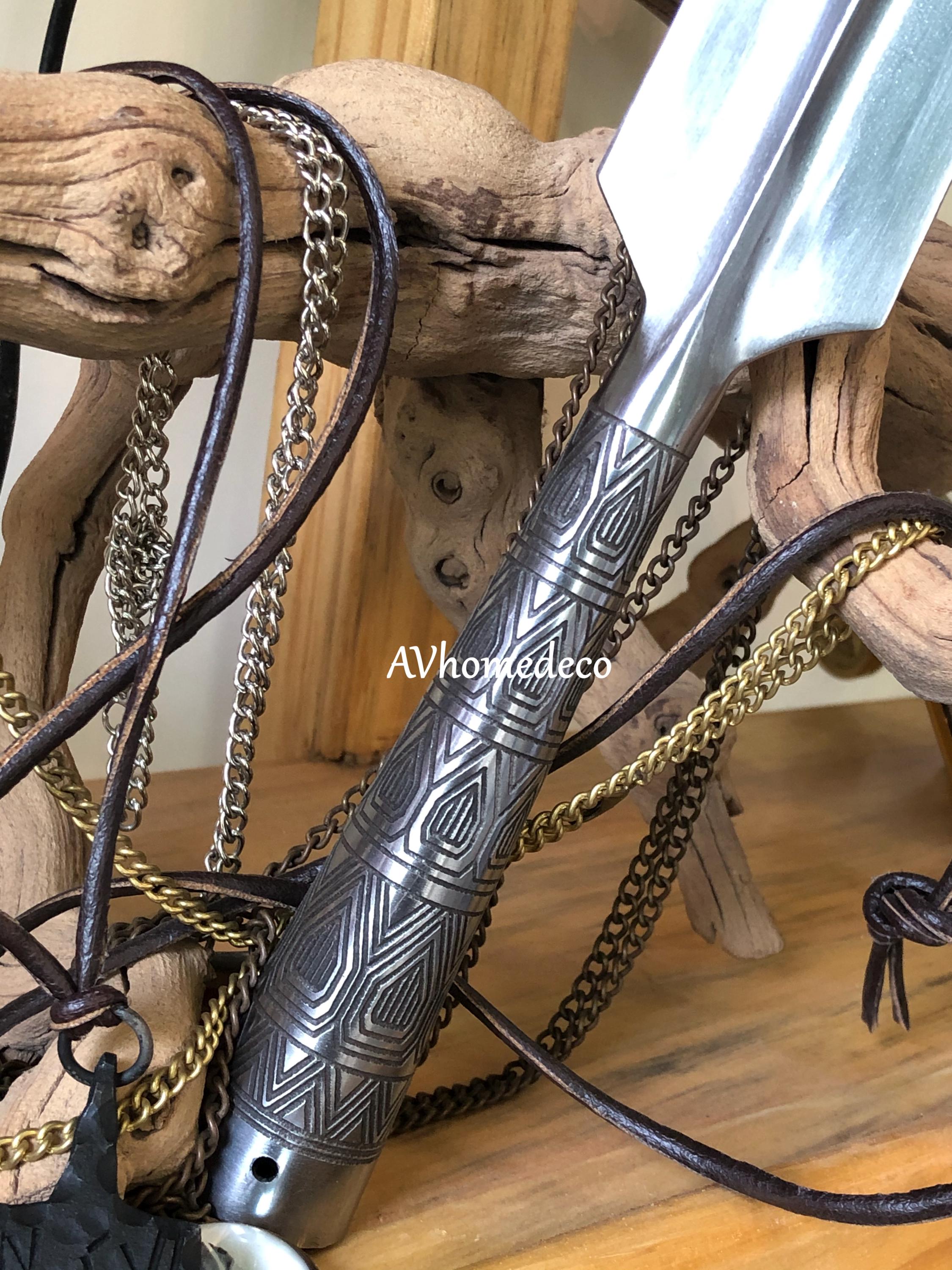 Hand Forged Viking Spear Head Steel Spearpoint Medieval Reproduction ...