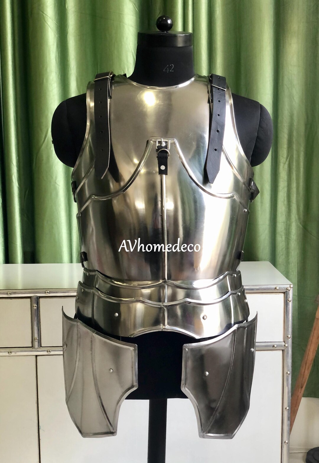 Medieval Knight Steel Armour Breastplate Wearable Silver Chest Plate ...
