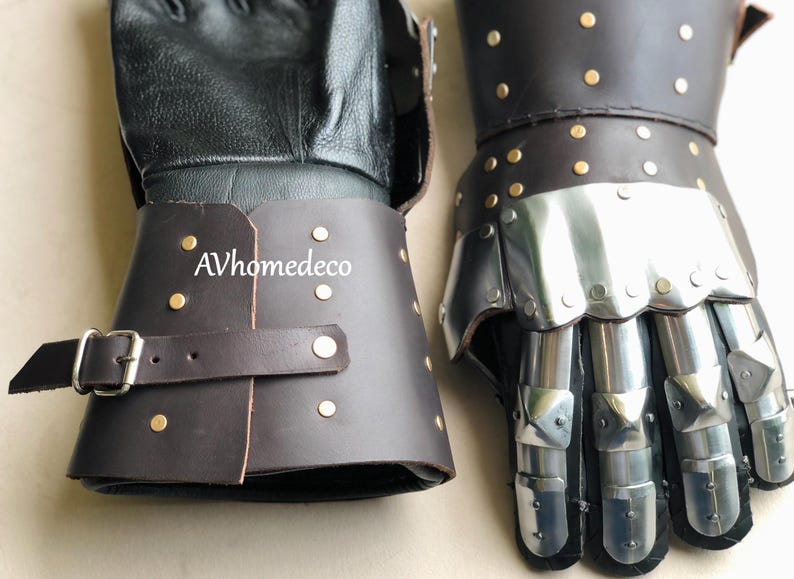 Medieval Gauntlets Hand Protection Armour Brigandine Armor Protection ...
