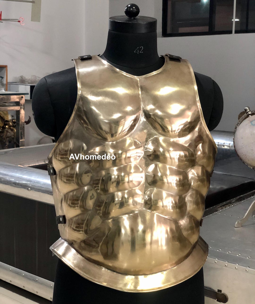 Medieval Roman Greek Muscle Armor Cuirass Steel Body Armor for ...