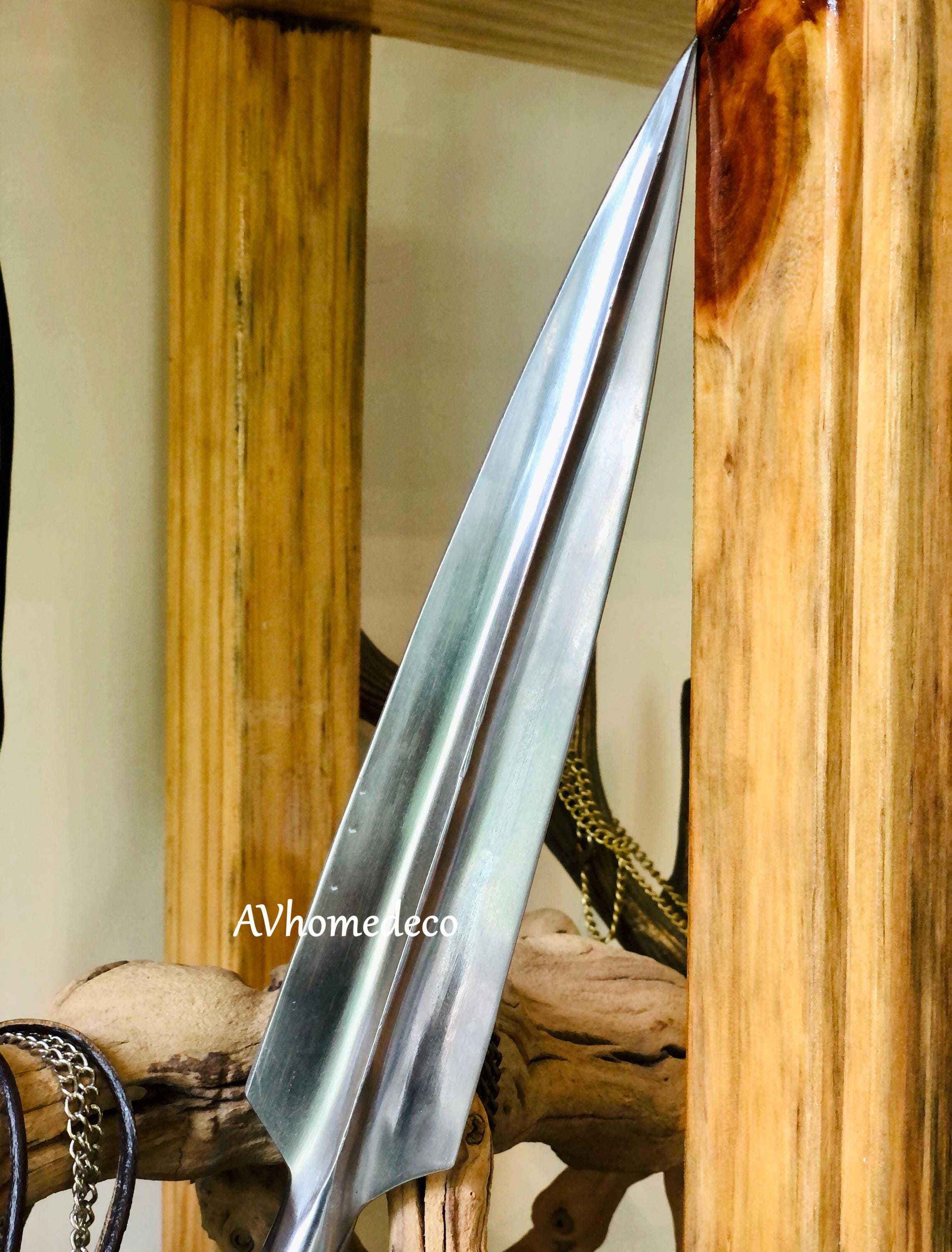 Hand Forged Viking Spear Head Steel Spearpoint Medieval Reproduction ...