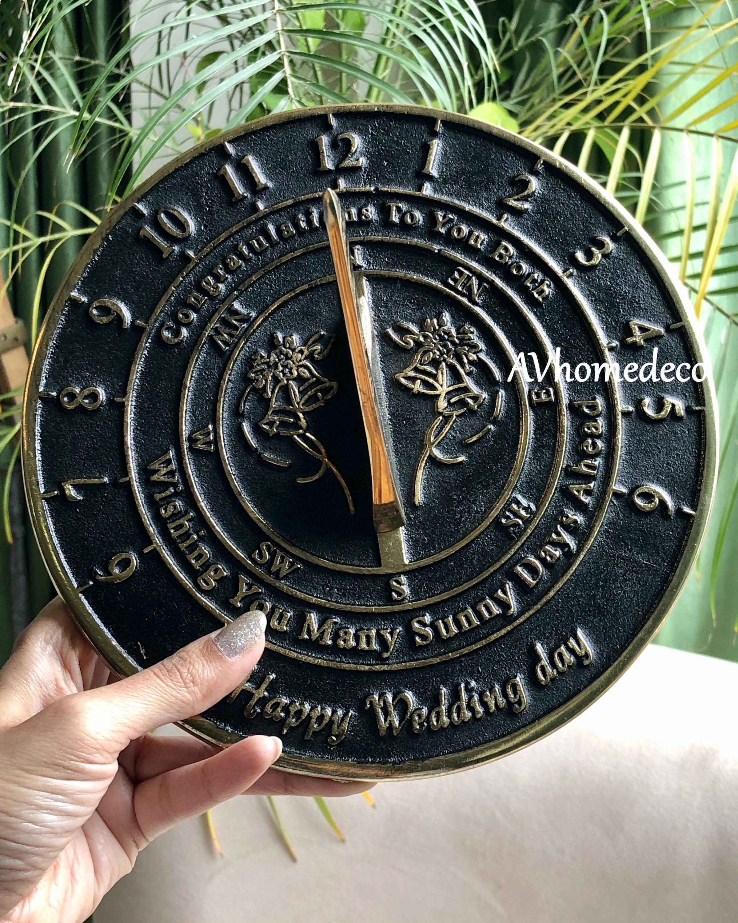 A Sunny Days Sundial Makes A Great Marriage Present for the Bride and ...