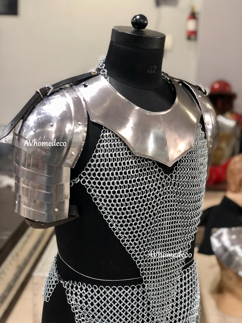Women's Chainmail Top Perfect for Cosplay, Fantasy Halloween Party ...
