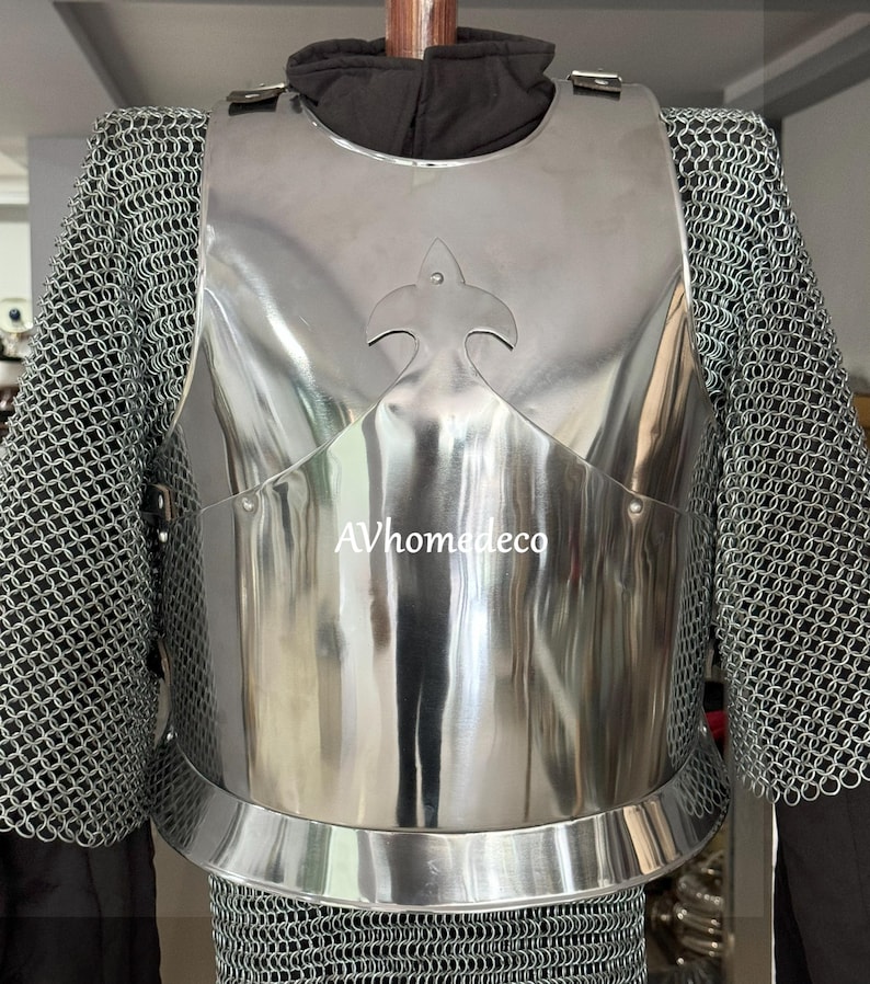 Medieval Armor Breastplate Costume Steel Chest Plate Knight Armour ...