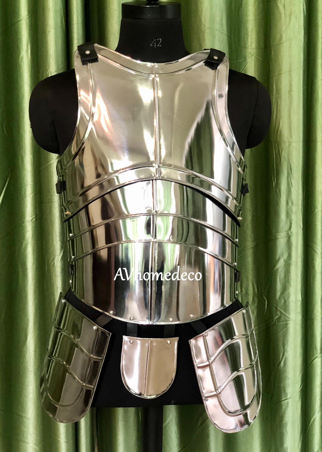 Medieval Knight Armor Breastplate - Steel Chest Plate & Back Plate Body ...