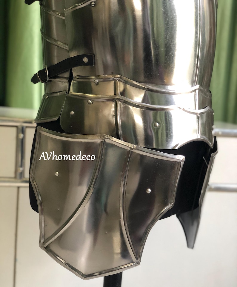 Medieval Knight Steel Armour Breastplate Wearable Silver Chest Plate ...