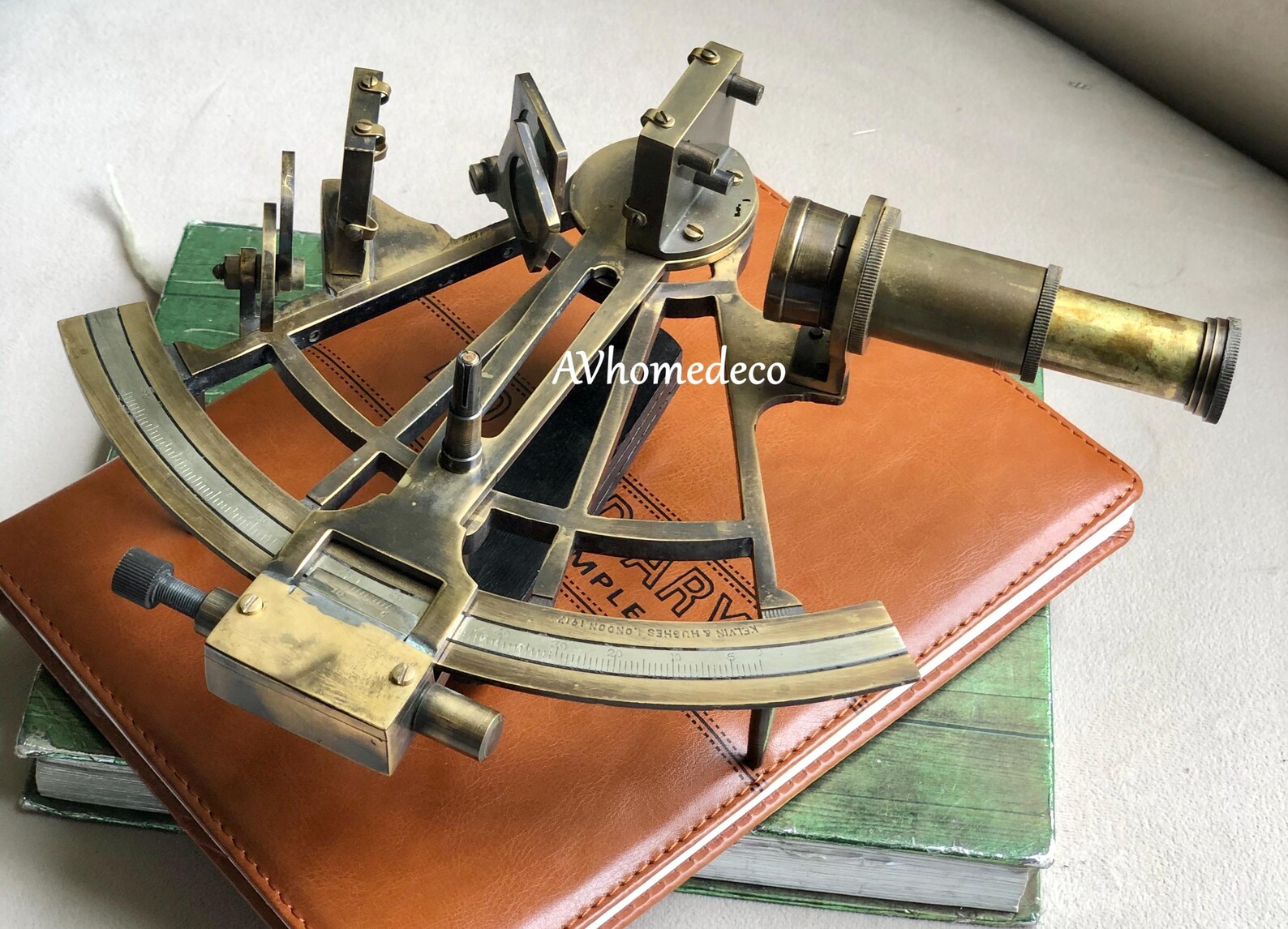 Antique German Sextant Marine Sea Collectible Working Captain's Brass ...