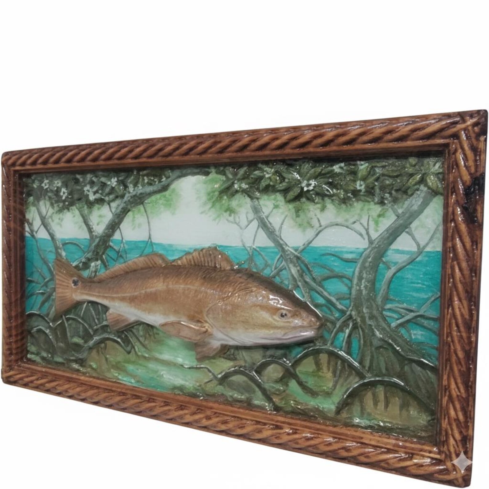 Redfish Wood Carving One of a Kind BY Florida Native - Etsy