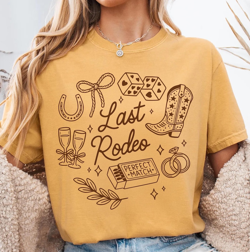 Last Rodeo SVG, Bachelorette Party Shirt Design, Western Cowgirl PNG ...