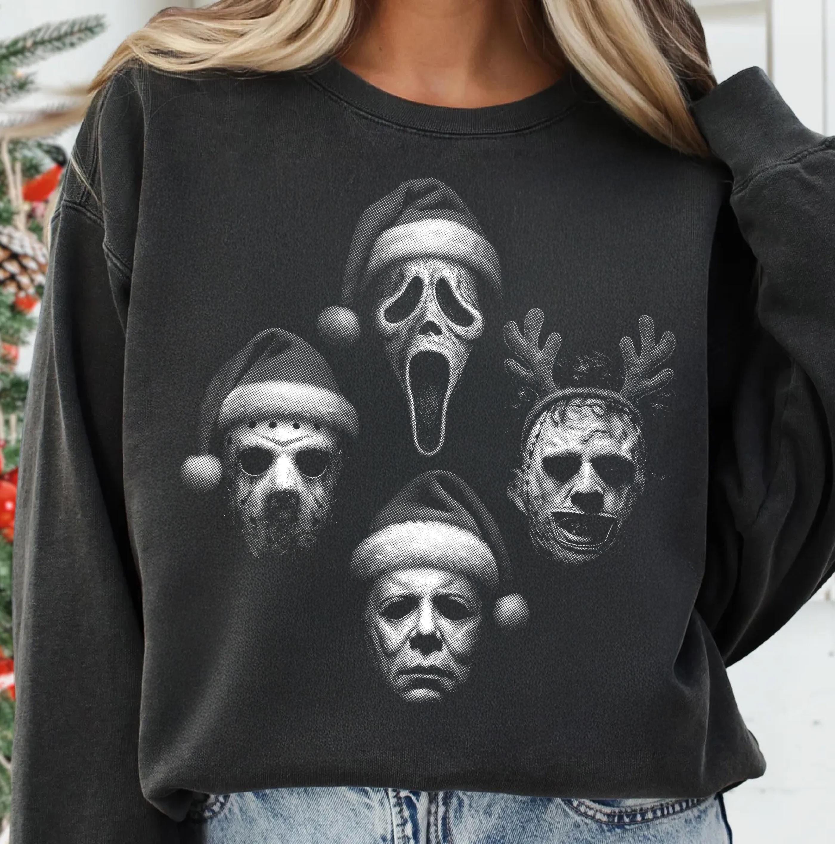 Horror Movie Christmas PNG, Scary Slasher Characters Png, Creepy ...