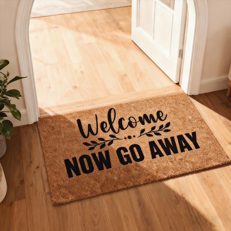 Go Away Welcome Sign - Etsy
