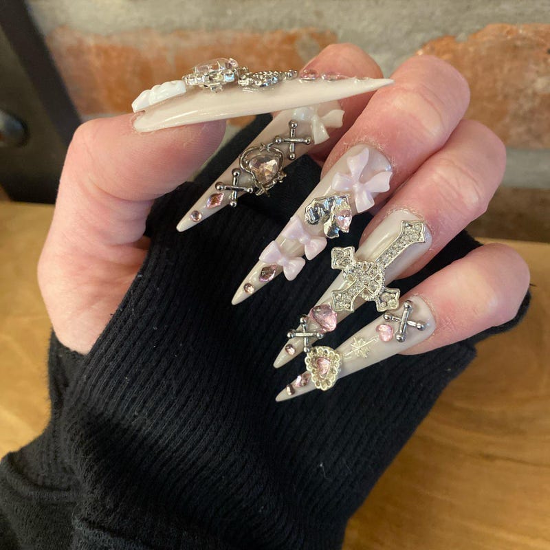 Xxl Y2k Nails - Etsy