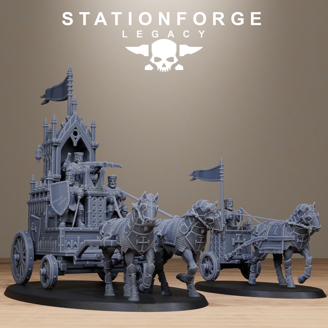 Thorncrest Carriage - Station Forge Legacy - 28mm/32mm Unpainted Resin ...