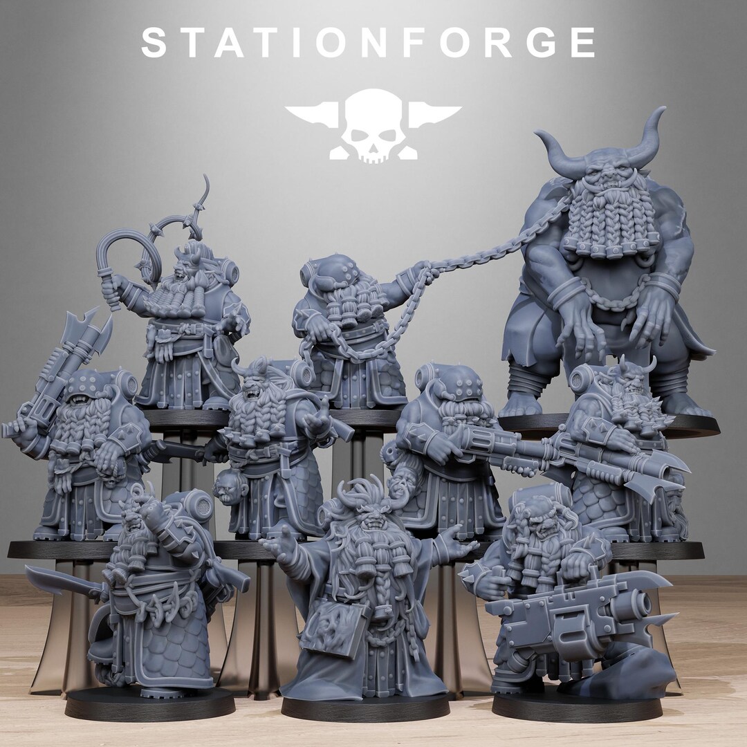 Corrupted Guard Dwarves - Stationforge - Alternative Miniatures ...