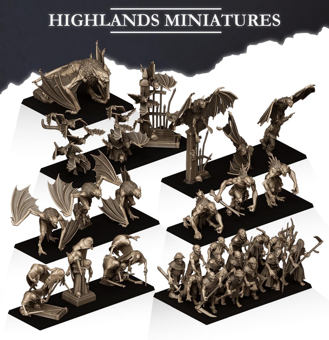 Monsters of the Crypt - Highlands Miniatures - Alternative Miniatures ...