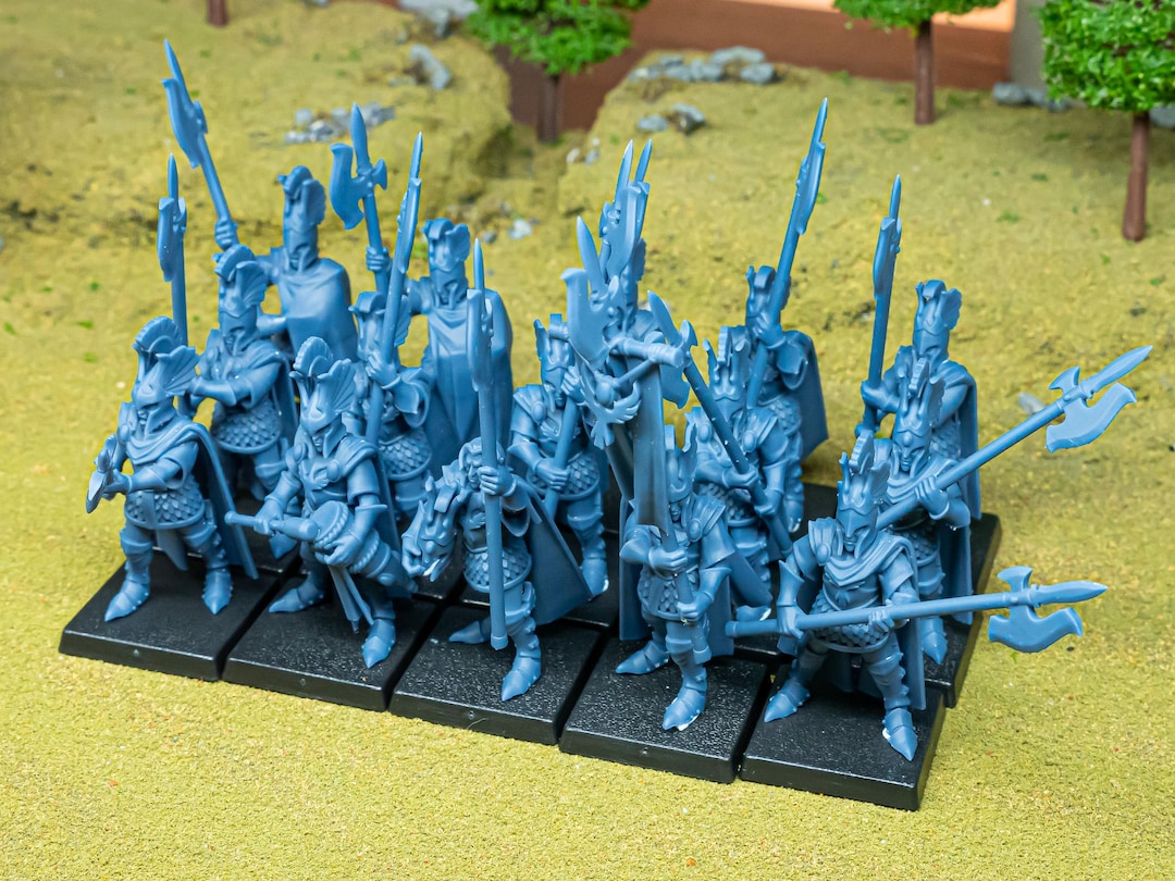 Mycenaean Guard (elves Halberds) - Highlands Miniatures - Alternative ...