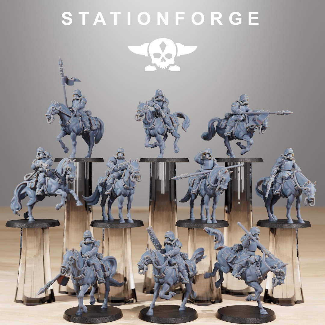 Grimguard Cavalry - Station Forge - Alternative Miniatures Wargames ...