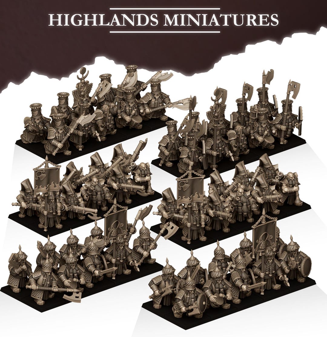 Sons of Marduk (chaos Dwarves)- Highlands Miniatures - Alternative ...