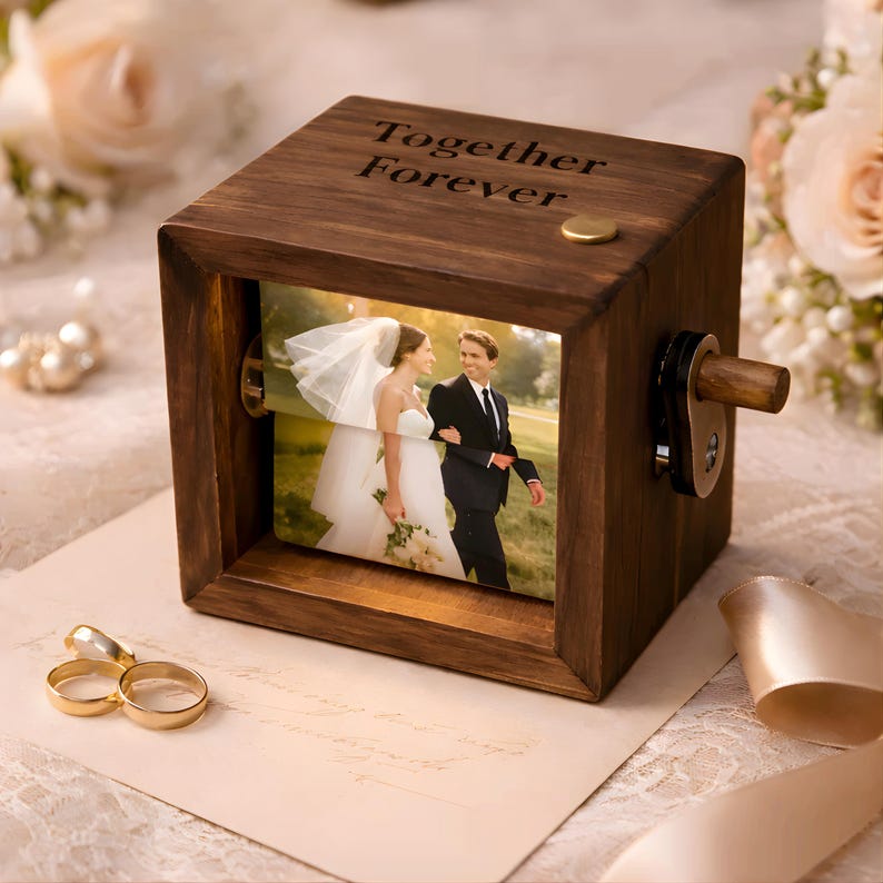Personalized Photo Flipbook Animation Box Custom Crank Photobox Picture ...
