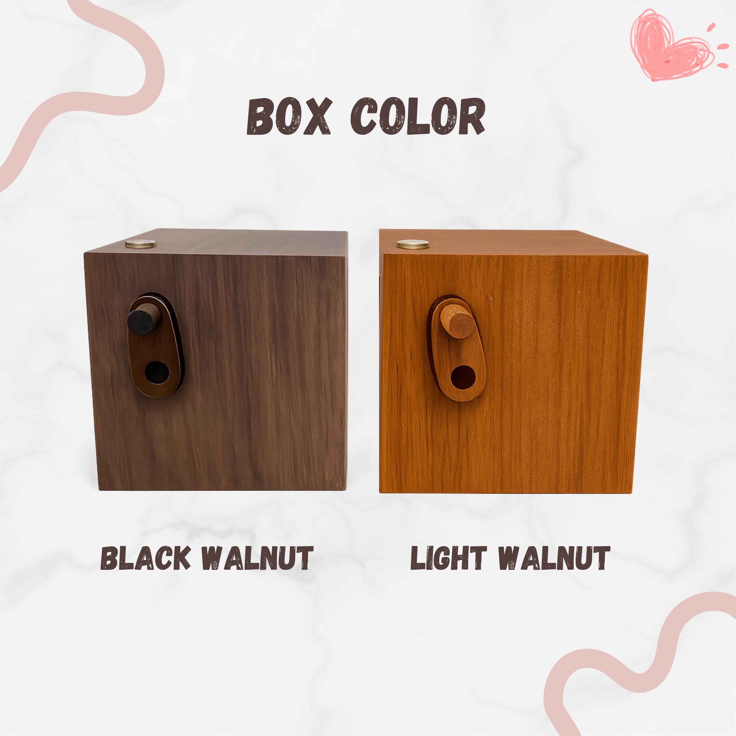 Custom Crank Photo Animation Box, Personalized Wooden Flip Book With ...