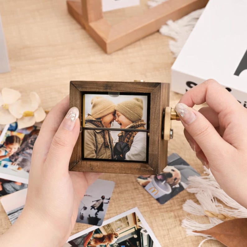 Personalized Photo Flipbook Animation Box Custom Crank Photobox Picture ...