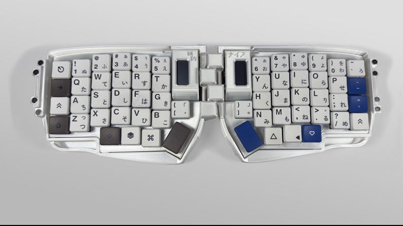 Split Ergonomic Keyboard - Lily 58 Wireless [ZMK] - Portable Magnetic ...