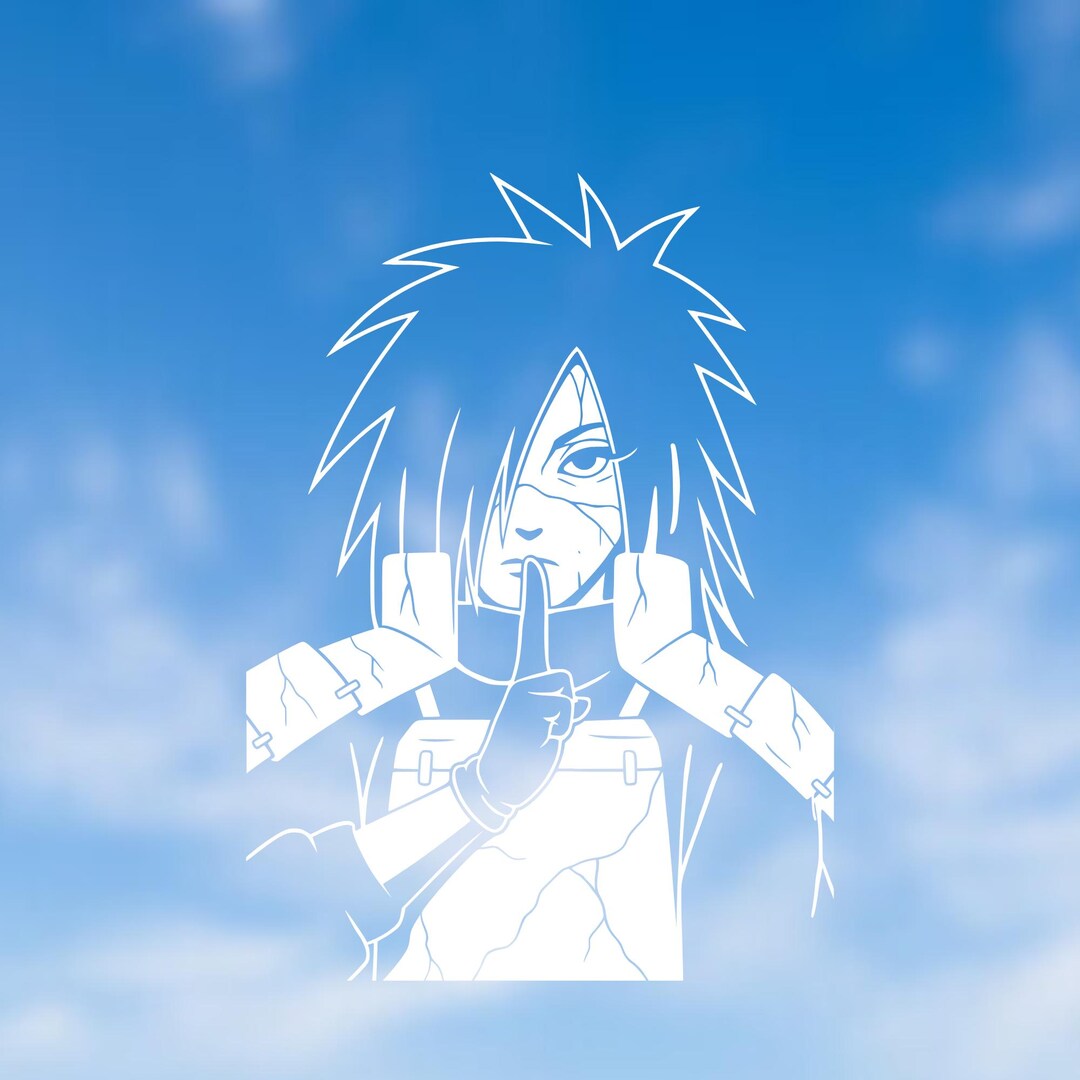 Madara Uchiha Inspired Sticker - NARUTO Manga Sticker - Cut Vinyl for ...