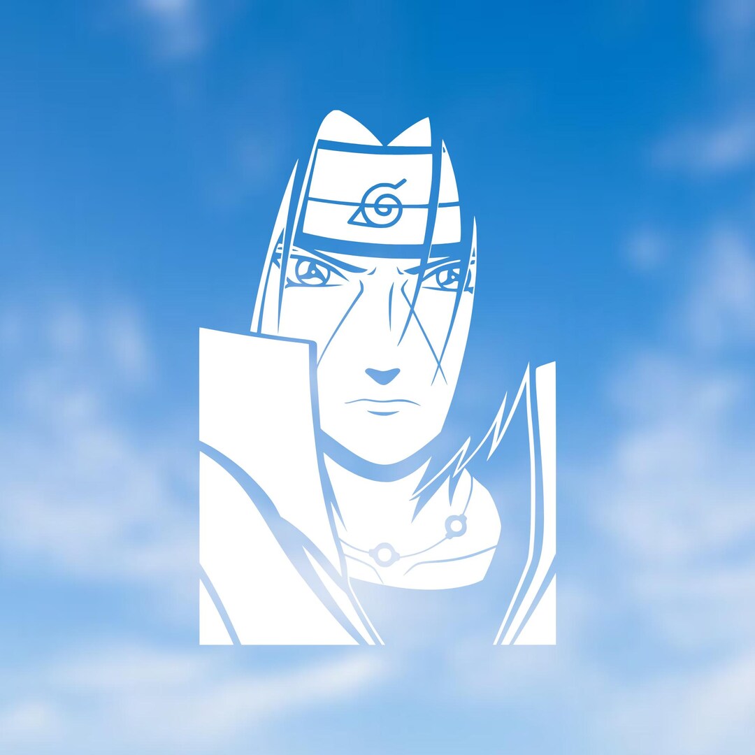 Itachi Uchiha Sharingan Inspired - NARUTO Manga Sticker - Vinyl for Car ...
