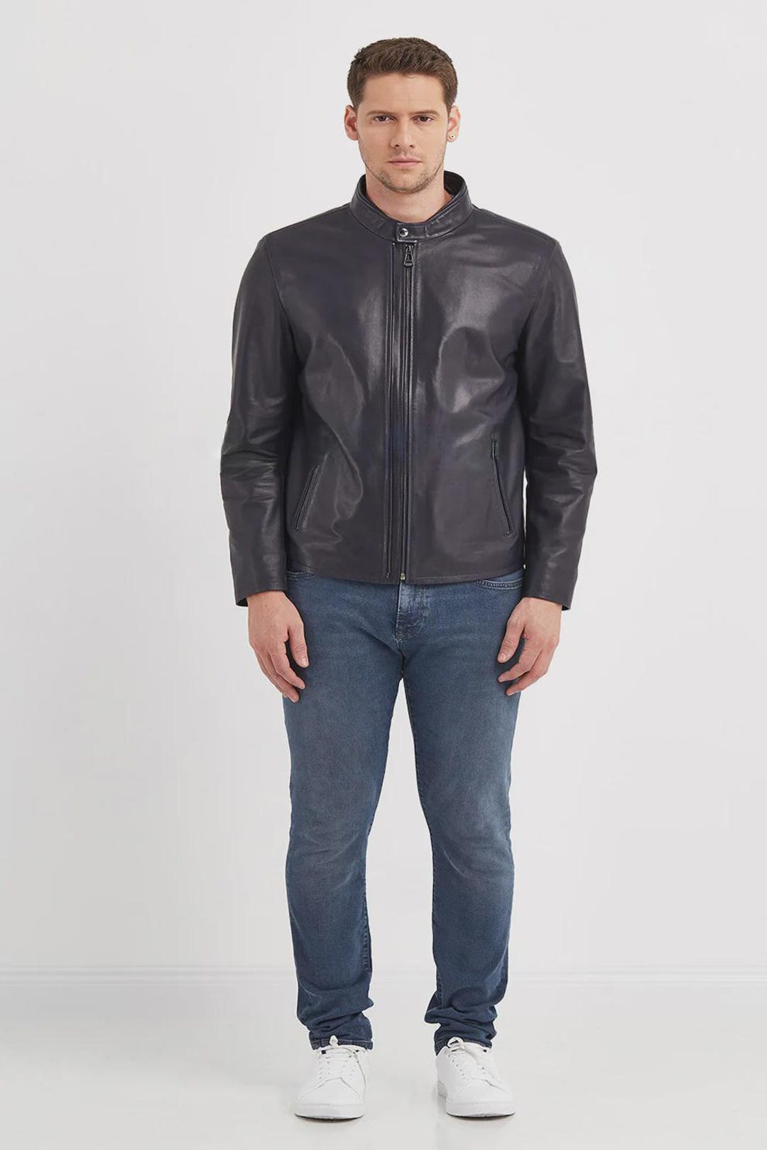 Personalized Leather Men's Straight Jacket, Men's Biker Jacket, Bomber ...