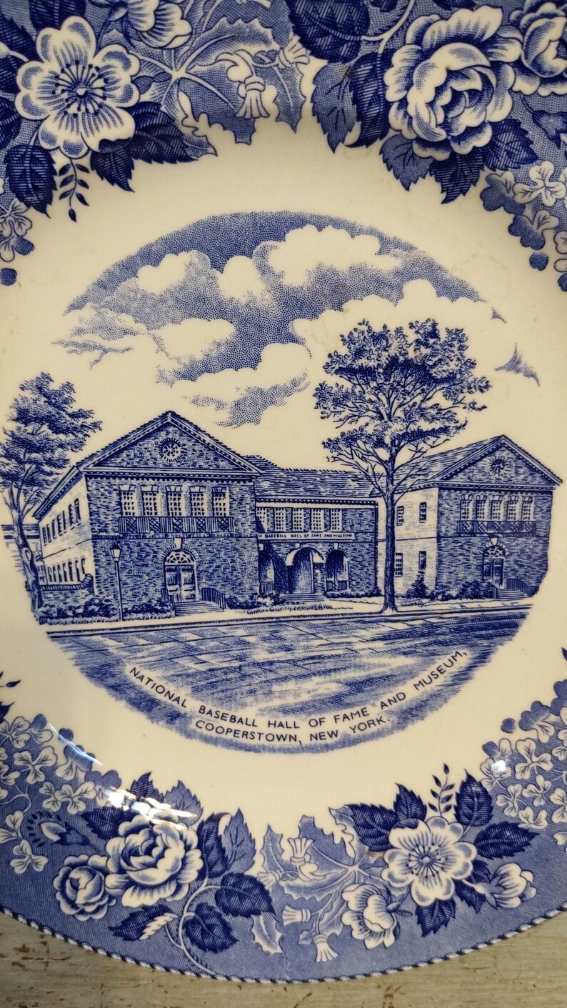 Baseball Hall of Fame Collectible Plate - Etsy