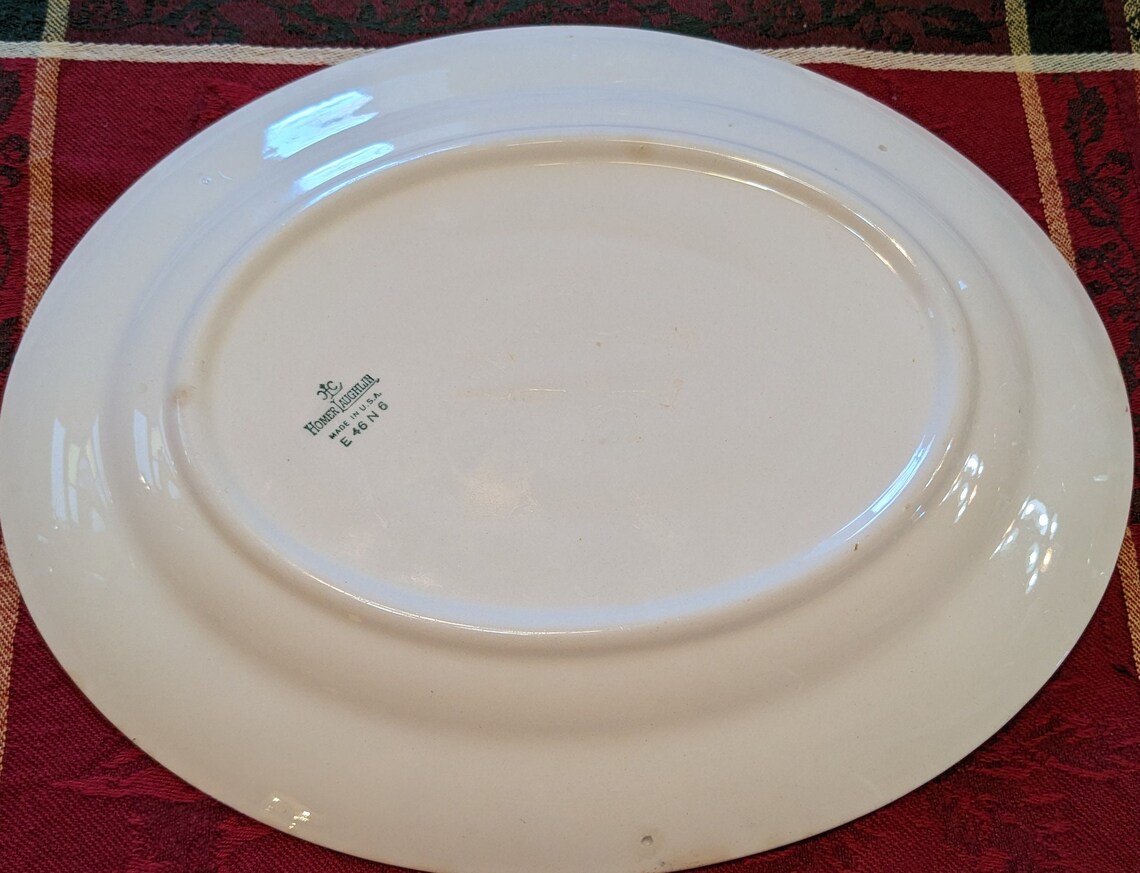 Small Vintage Homer Laughlin Platter - Etsy