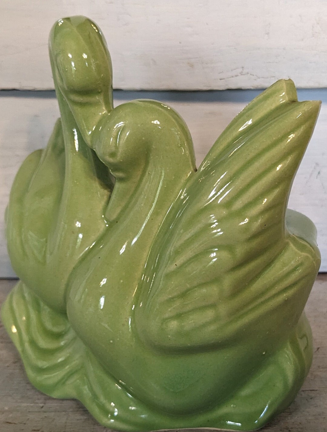 Small Green Swan Lamp Base - Etsy