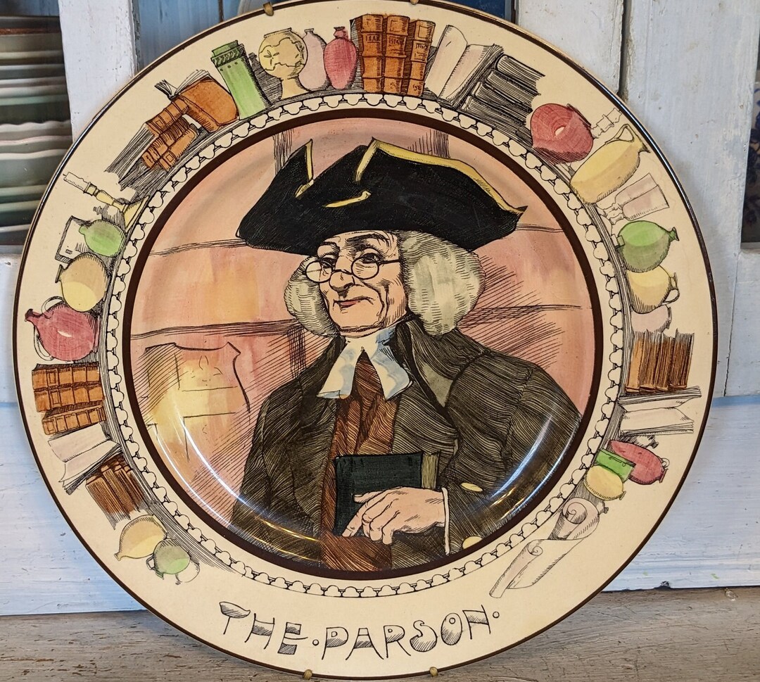 Royal Doulton Collectible Plate 'the Parson' - Etsy