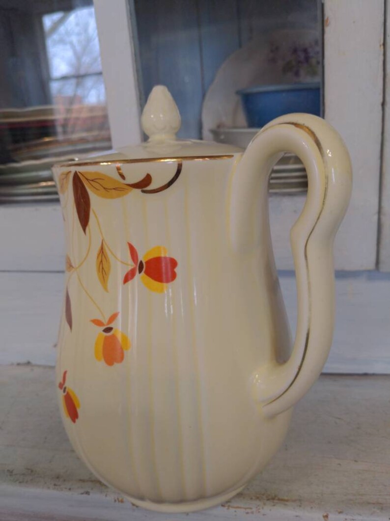 Vintage Hall's Jewel Tea Coffee Pot - Etsy
