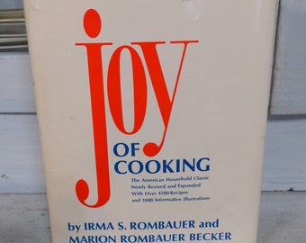1967 the Joy of Cooking Vintage All Purpose Cookbook Irma Rombauer HC ...