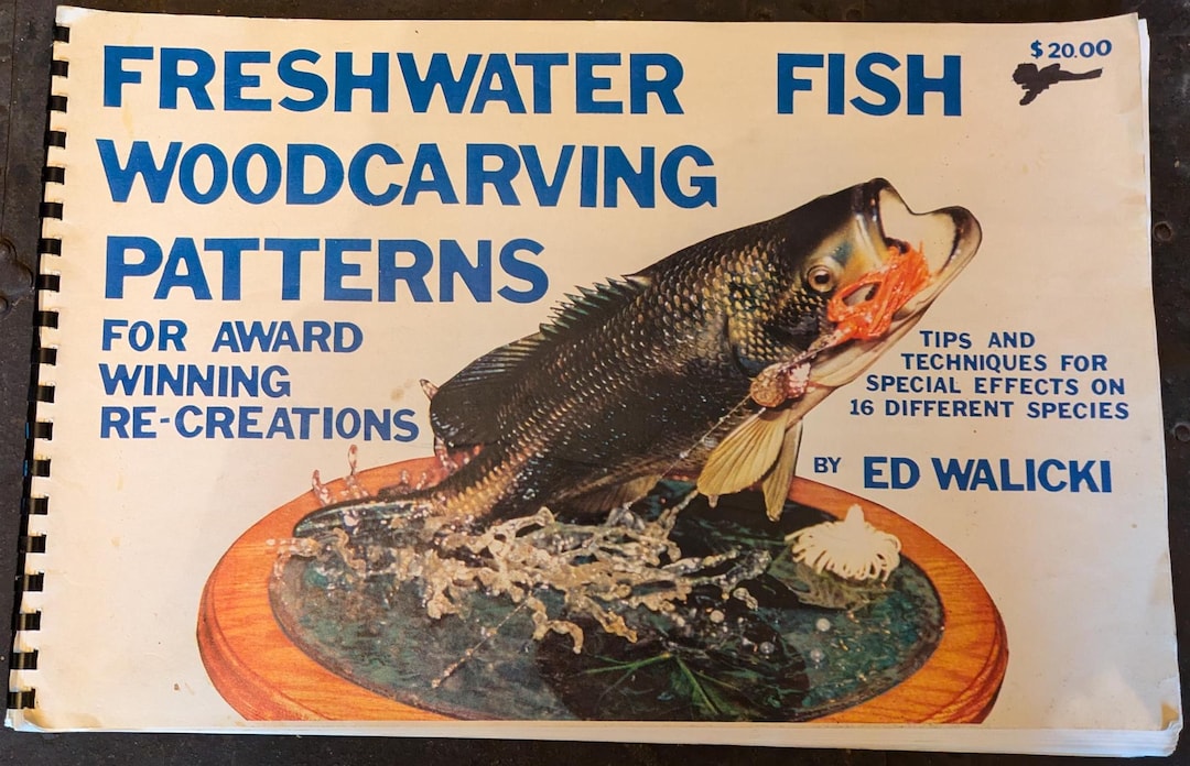 Freshwater Fish Woodcarving Patterns by Ed Walicki - Etsy