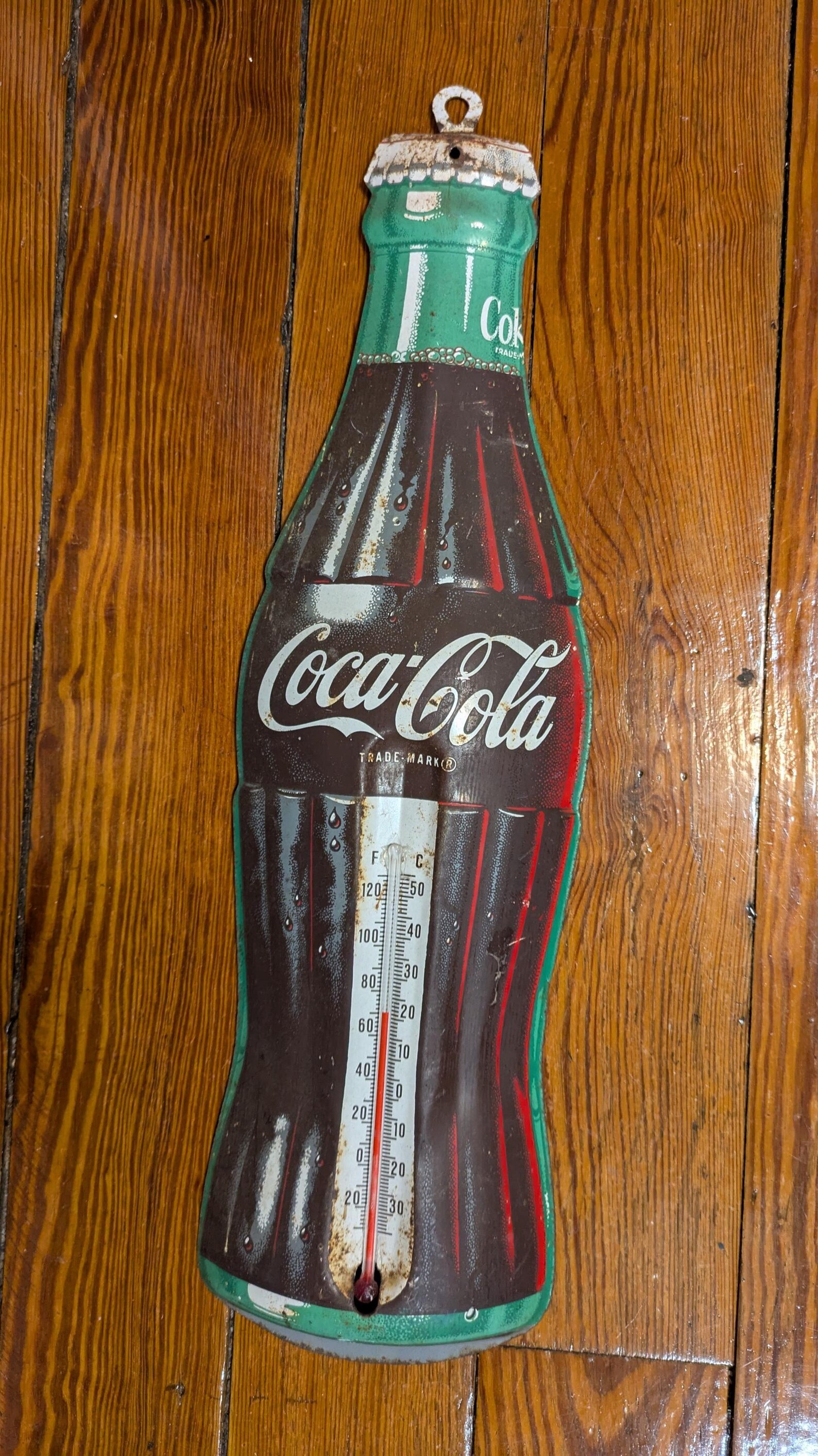 Metal Coca Cola Bottle Sign - Etsy